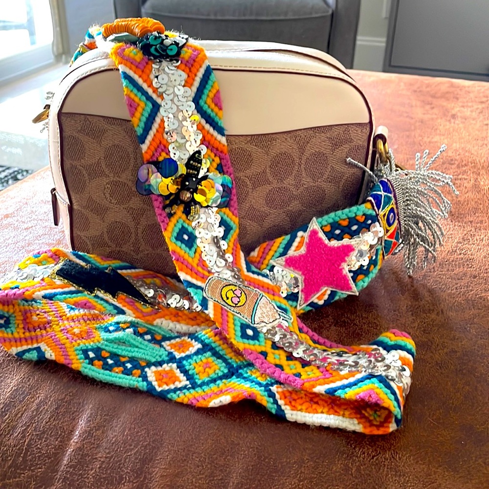 Coach Signature Crossbody Bag With Boho Strap & Origi… - Gem